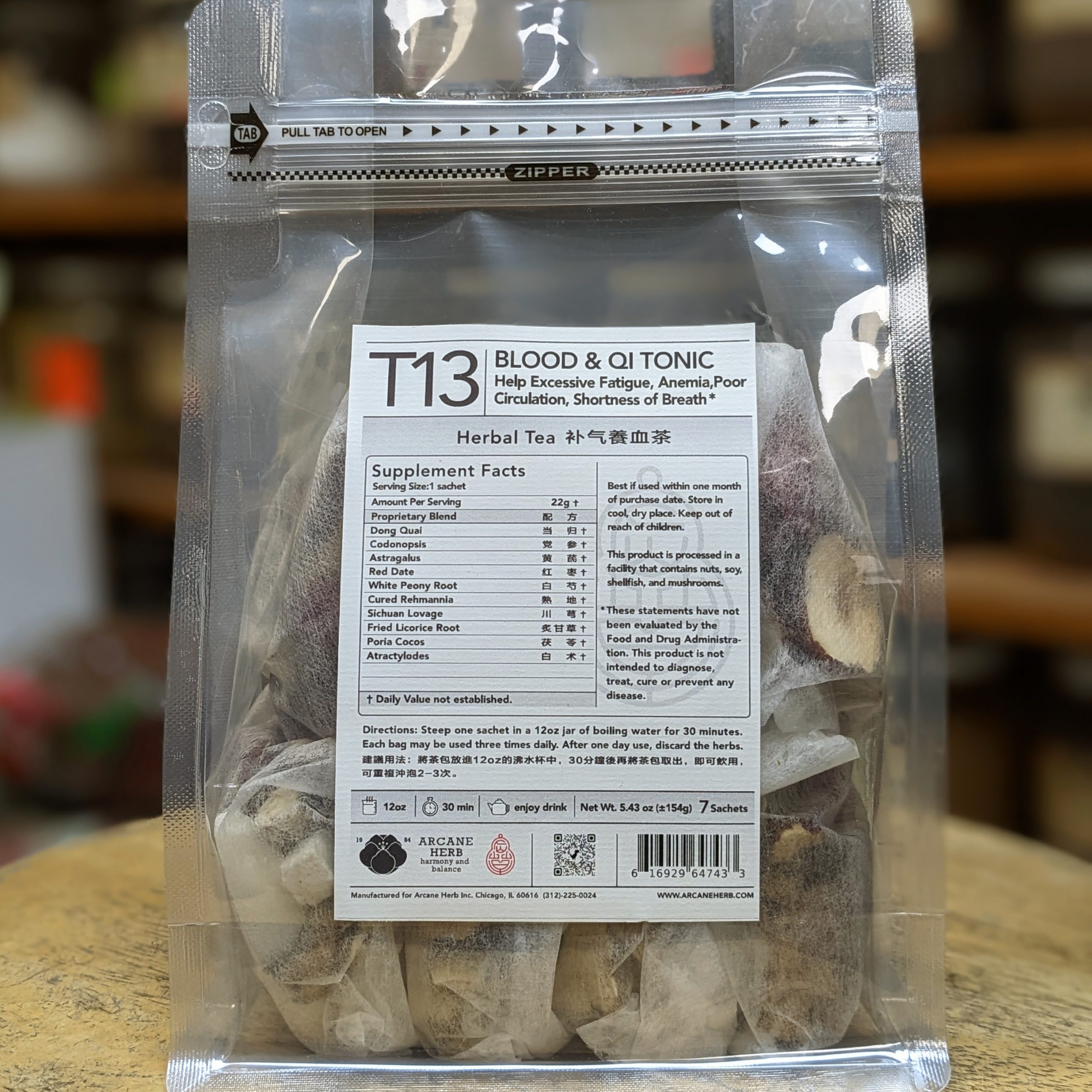 T13: Blood & Qi Tonic Herbal Tea - Nam Bac Hang